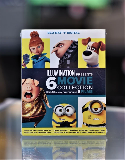 ILLUMINATION PRESENTS: 6 Movie Collection (Blu-ray + Digital, 2018) EUR ...