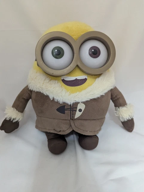MINIONS ESKIMO BOB Soft Toy Plush Teddy Plastic Goggles despicable me £ ...