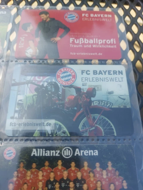 FC BAYER MÜNCHEN Allianz Arena Card ,Erlebniswelt 2 Bezahlkarte ...