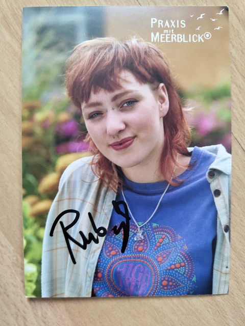 ORIGINAL AUTOGRAMM - Ruby M. Lichtenberg - Praxis mit Meerblick - SOKO ...