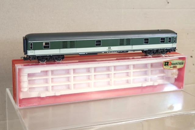RIVAROSSI 2927 HO GAUGE DB GREY GREEN BAGGAGE EXPRESS COACH 116-6 on £ ...
