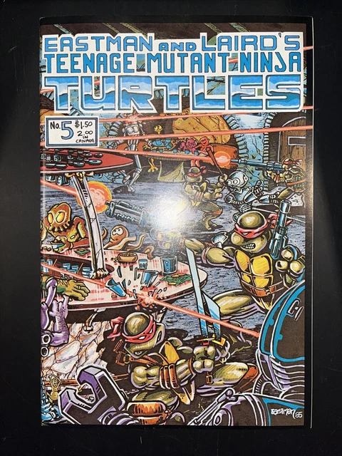 EASTMAN AND LAIRD'S Teenage Mutant Ninja Turtles TMNT #5 (1985, Mirage ...