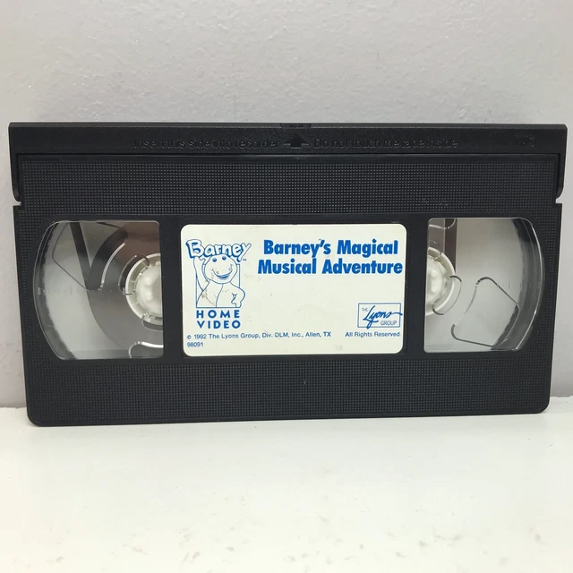 BARNEY FRIENDS MAGICAL Musical Adventure VHS Tape Only BUY 2 GET 1 FREE ...
