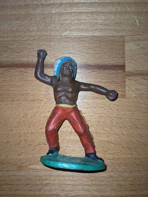 SPIELFIGUR DDR AUS Kunststoff Krieger/Indianer EUR 1,00 - PicClick DE