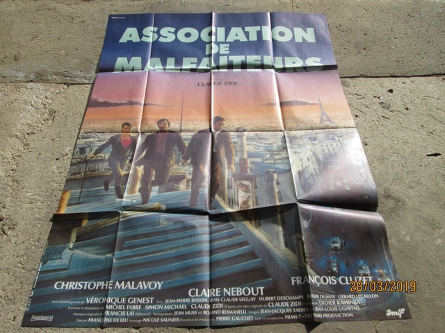ASSOCIATION DE MALFAITEURS Affiche cinéma VINTAGE pliée F:120/160 année 1987 TBE EUR 10,00 ...