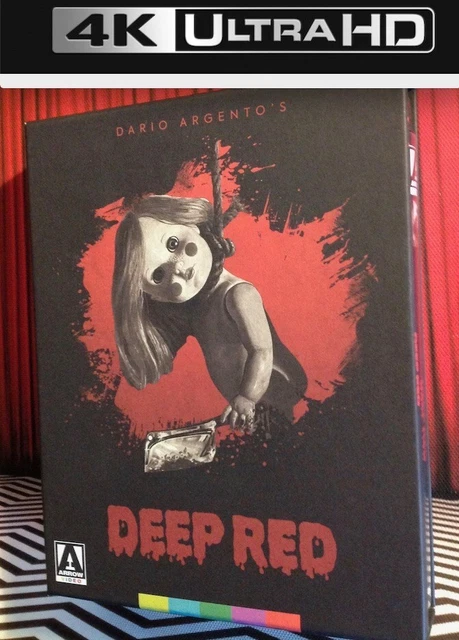 DEEP RED (ARROW 4K UHD Blu-ray, 2-Disc) Collector's BOX SET +BOOK ...
