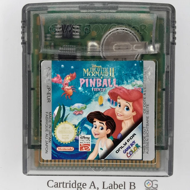 GAMEBOY COLOR GAME: The Little Mermaid Pinball Frenzy Nintendo Game Boy ...