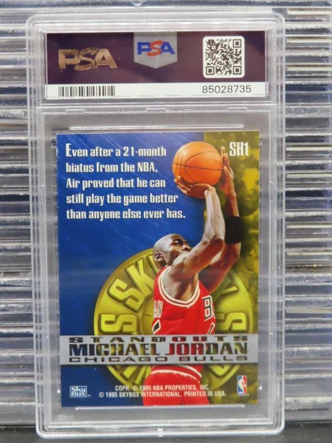 1995-96 SKYBOX PREMIUM Michael Jordan Standouts Hobby #SH1 PSA 7 Bulls EUR 2,77 - PicClick FR