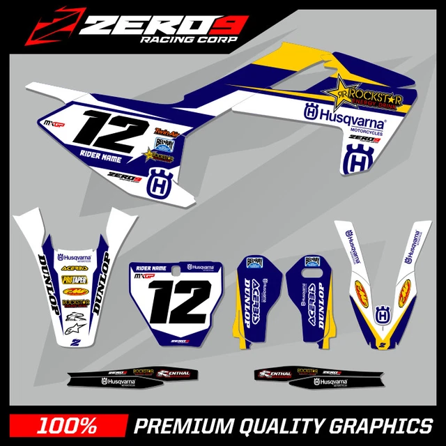CUSTOM MX GRAPHICS: HUSQVARNA Motocross Graphics TE FE TC FC TX FX RSTR ...