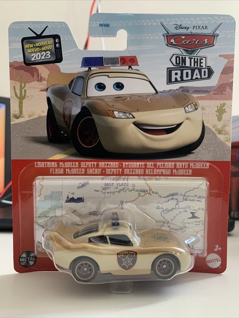 DISNEY PIXAR CARS Lightning McQueen Deputy Hazzard Mattel Official ...
