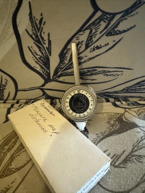 VINTAGE GERMANY OPISOMETER Map Meter Measuring Tool Distance $4.92 ...