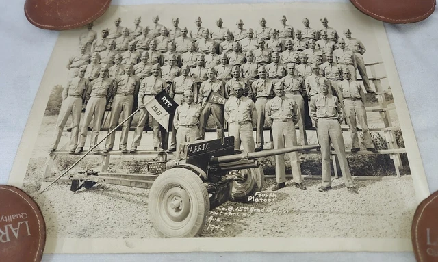 WW2 MILITARY PHOTO Aug 1942 4th Pltn Comp B 15th Armed Repl Div Fort ...