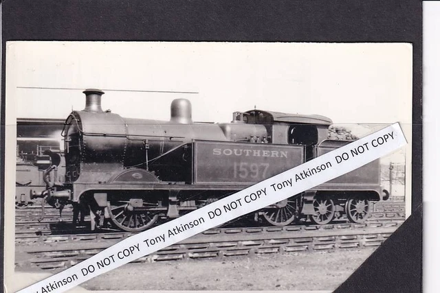 SOUTHERN RAILWAY ( Ex Secr) - J Class 0-6-4T No. 1597 - Vintage Image ...