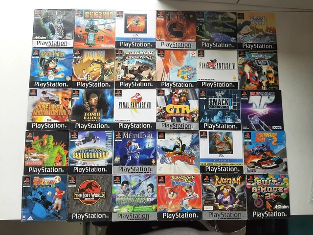 ASSORTED ORIGINAL PS1 PlayStation 1 -Game Instruction Manuals - Choose ...