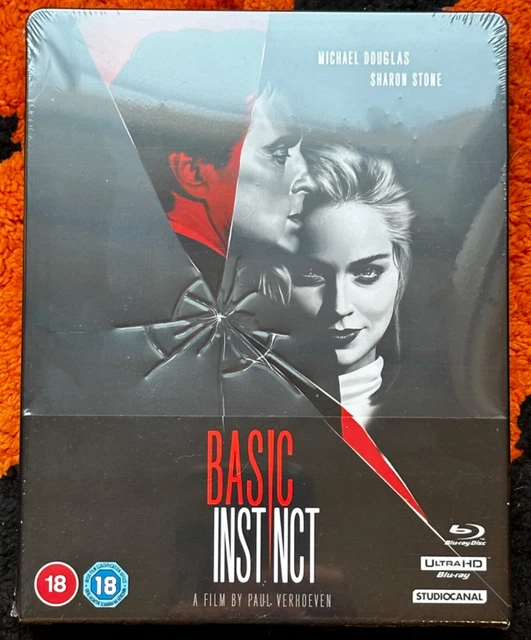 BASIC INSTINCT 4K BLU-RAY [1992] (Royaume-Uni) OOP ZAVVI ACIER EXCLUSIF ...