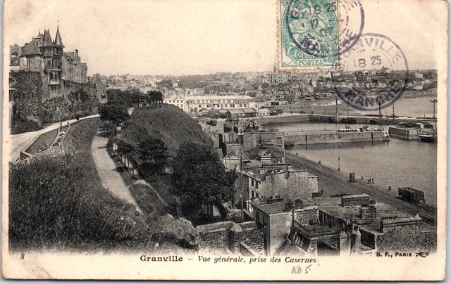50 GRANVILLE - vue generale prise depuis les casernes. EUR 5,00 ...