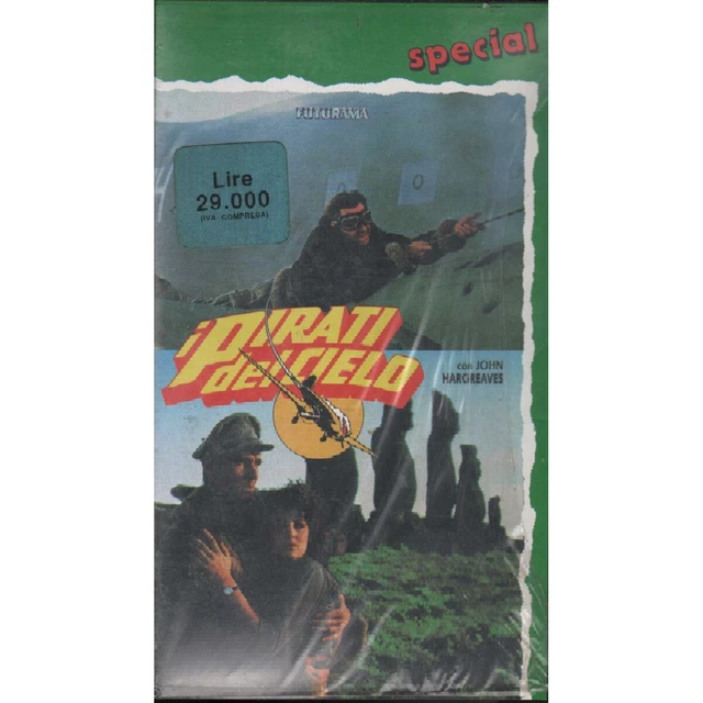 THE PIRATE DEL Cielo VHS Colin Eggleston Univideo – S05033 Sealed £15. ...