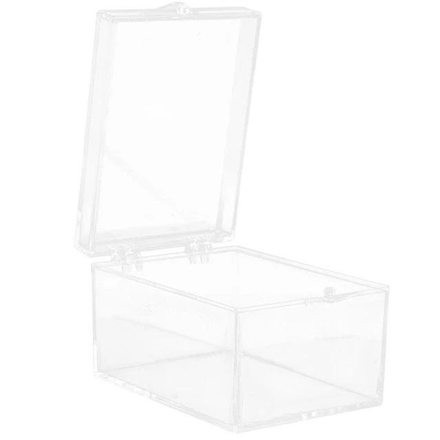 PC TRANSPARENT SMALL Box Rectangular Plastic Insect Shell Specimen ...