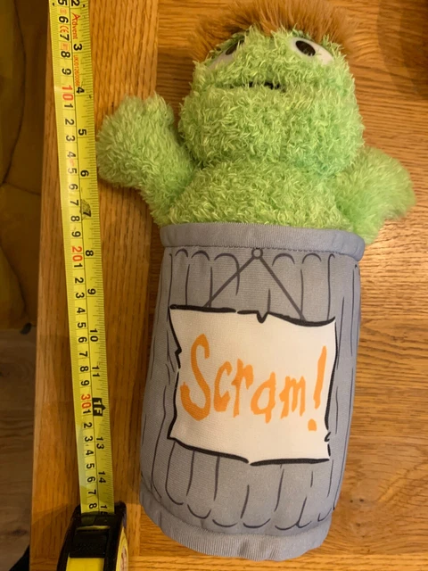 SESAME STREET OSCAR The Grouch In Trash Can Soft Stuffed Toys Gund (L6 ...