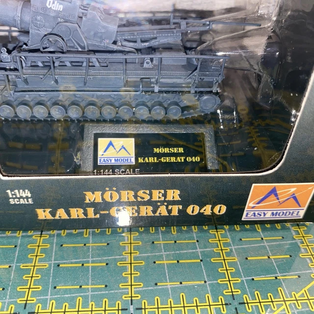 EASY MODEL GROUND Armor Ww2 German Morser Karl-Gerat "Odin" 1/144 Scale ...