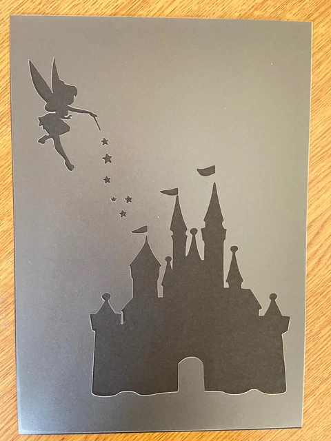 TINKER BELL A4 Stencil Template Castle Reusable Craft Decor Fairies ...