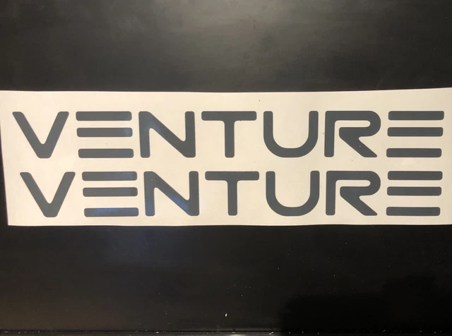 VENTURE DECAL GRAPHIC Sticker Self Build Motorhome Camper Van Grey ...
