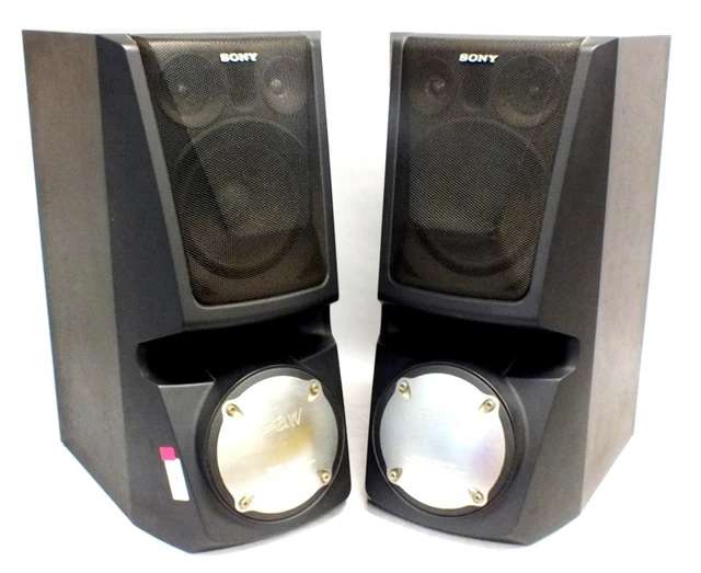 PAIR OF SONY SAW SUPER WOOFER FLOOR STANDING SPEAKER SS-XB80V - Black ...