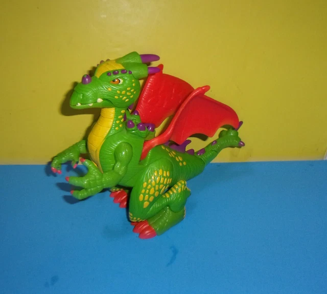 FISHER PRICE - Imaginext Adventures Deluxe Green Dragon Electronic ...
