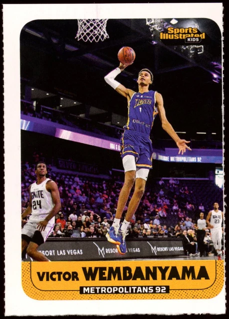VICTOR WEMBANYAMA 2023 SI Sports Illustrated For Kids Rookie Card #1053 ...