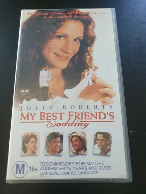 MY BEST FRIEND’S Wedding VHS Julia Roberts Comedy Small Box EUR 3,62 ...