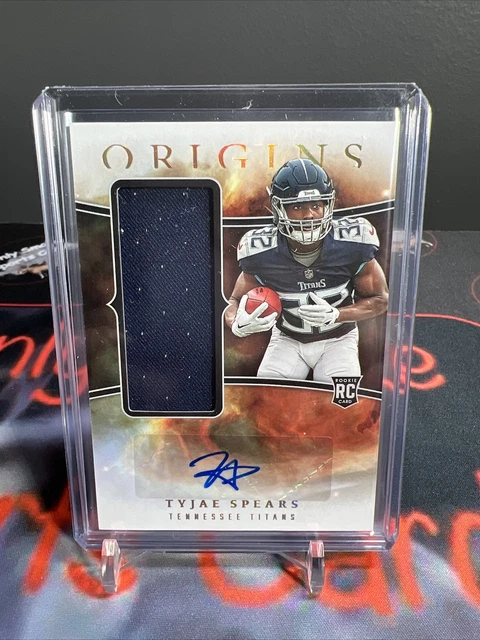 PATCH MAILLOT RECRUE 2023 Origins Tyjae Spears RPA auto RC #RJJA-TSP ...