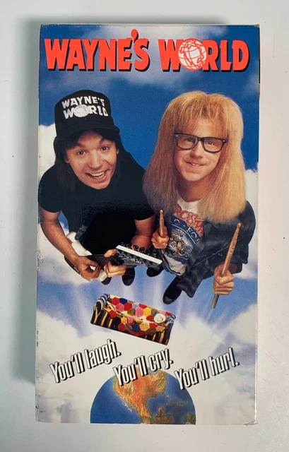WAYNES WORLD (VHS, 1992) Mike Myers, Dana Carvey, Rob Lowe £9.34 - PicClick UK