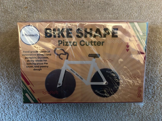 BIKE SHAPE PIZZA cutter. Food grade material innovative design portable £1.17 - PicClick UK