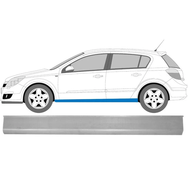 VAUXHALL OPEL ASTRA H 2003-2012 Sill Repair Panel Rocker Panel Bottom ...