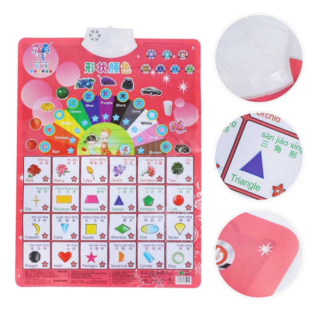 TALKING POSTER FOR Kids Educational Phonetic Chart Toys Toddler Baby £ ...