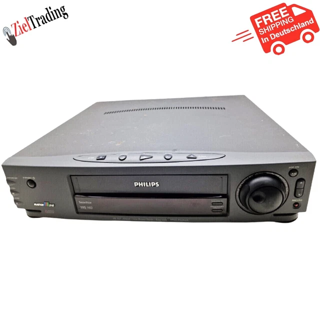 PHILIPS VR 757/01 videoregistratore 4 teste VHS - nero EUR 77,16 ...