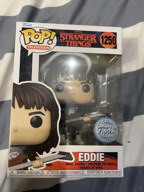 EDDIE MUNSON STRANGER Things Funko Pop Rare Mint Condition In Box £33. ...