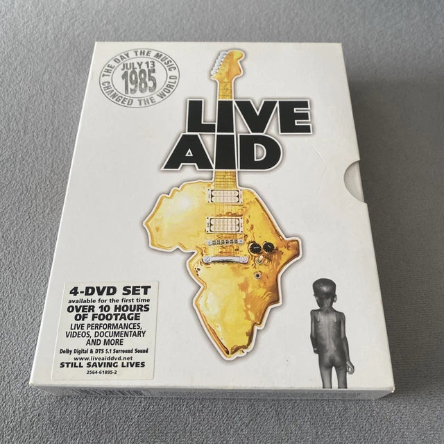 LIVE AID 1985 DVD BoxSet & Booklet £24.99 - PicClick UK