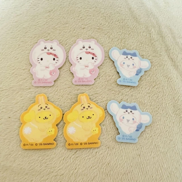 SANRIO CHIIKAWA HELLO Kitty Sticker Hachiware Usagi Cinnamoroll Pom Pom ...