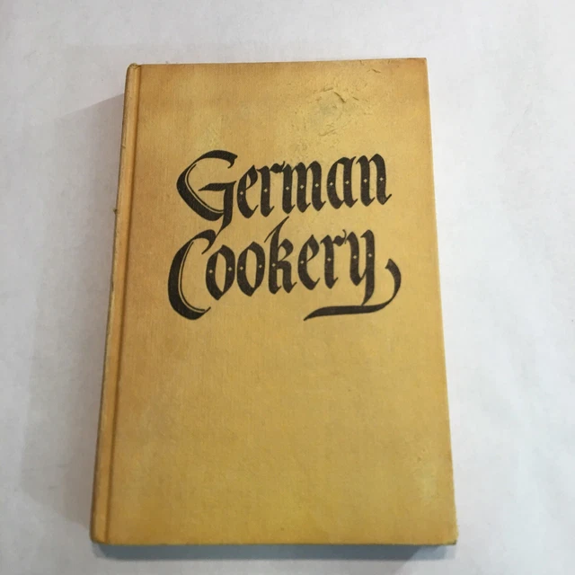 VINTAGE 1966 ELIZABETH Schuler GERMAN COOKERY Rare Cook Book Fifth ...