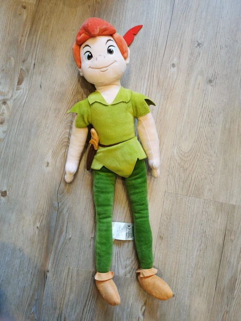 DISNEY STORE PETER Pan Plush Doll Soft Toy £5.53 - PicClick UK
