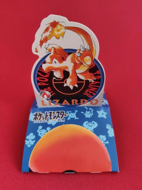 POKÉMON PRÉSENTOIR SLIDE Up Japanese Bandai 1998 Reptincel Charmeleon ...
