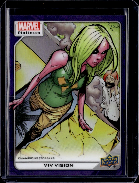 VIV VISION 2024 pont supérieur Marvel platine violet arc-en-ciel #156 ...