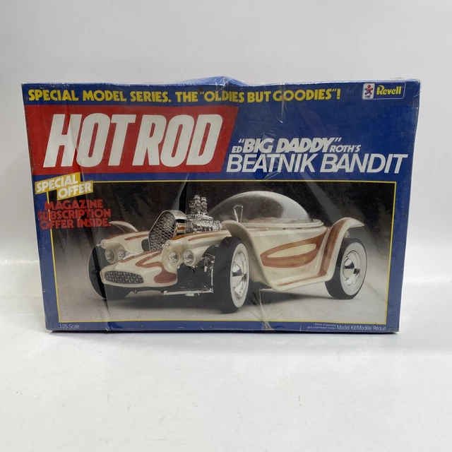 REVELL HOT ROD Ed "Big Daddy" Beatnik Bandit 1:25 Vintage Model Kit New ...