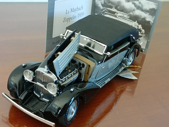 FRANKLIN MINT Maybach "Zeppelin" 1939 Avec Ses 2 Boites Et Docts 1:24 ...