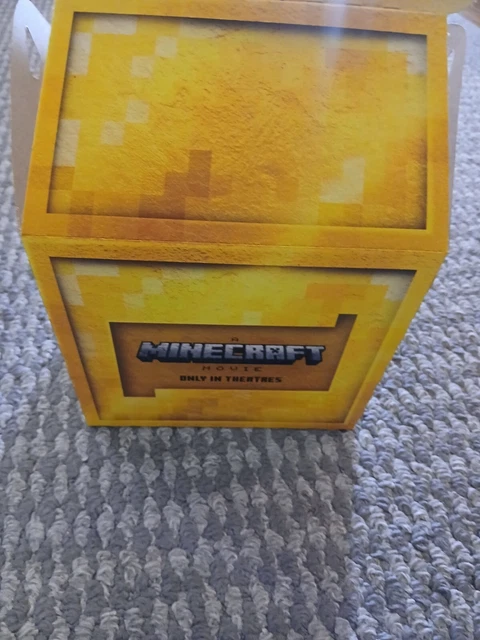 MCDONALD'S MINECRAFT MOVIE Theme Gold Ore Adult Happy Meal Box USA ...