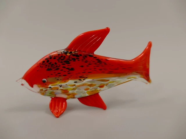 9977606-X COLORÉ POISSON Figure de Verre Fait à la Main Collections ...