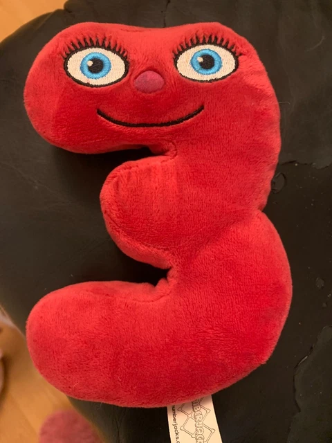 NUMBERJACKS SOFT TOY number 3 £21.00 - PicClick UK