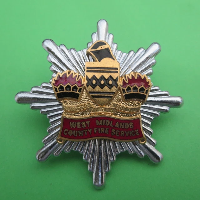 THE WEST MIDLANDS County Fire & Rescue Service/Brigade Cap/Hat Badge £5 ...