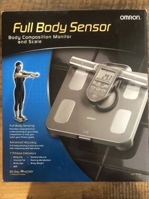 OMRON HBF-514C FULL Body Sensor Body Composition Monitor & Scale BMI ...